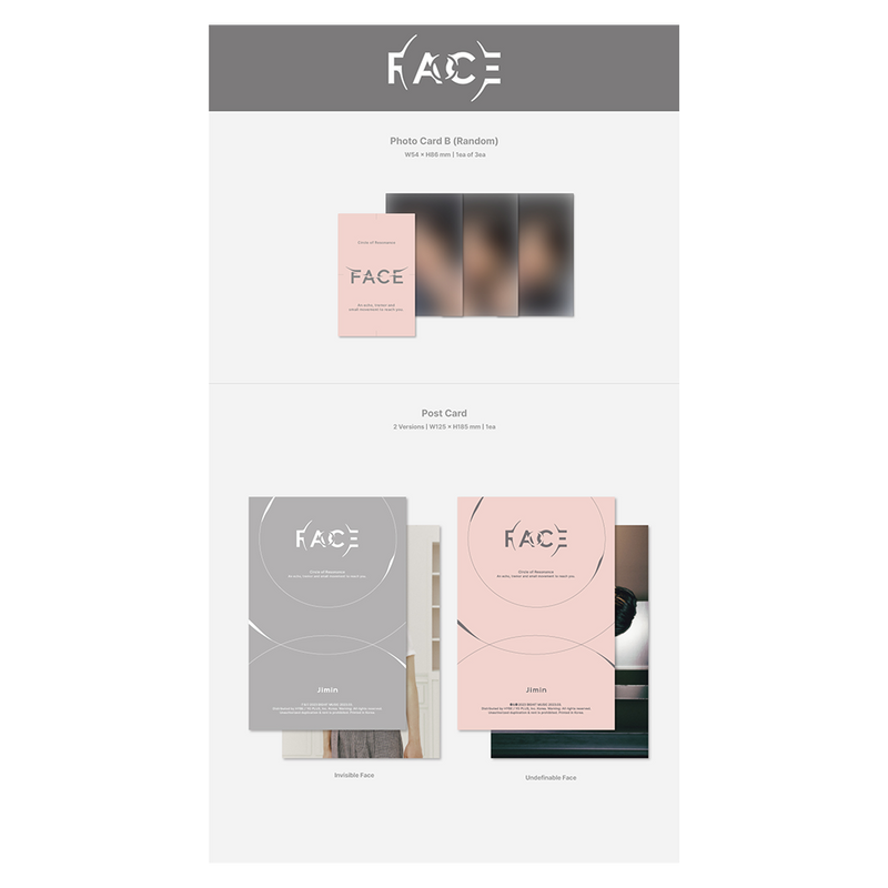 FACE (Undefinable Face) – Official BTS Music Store